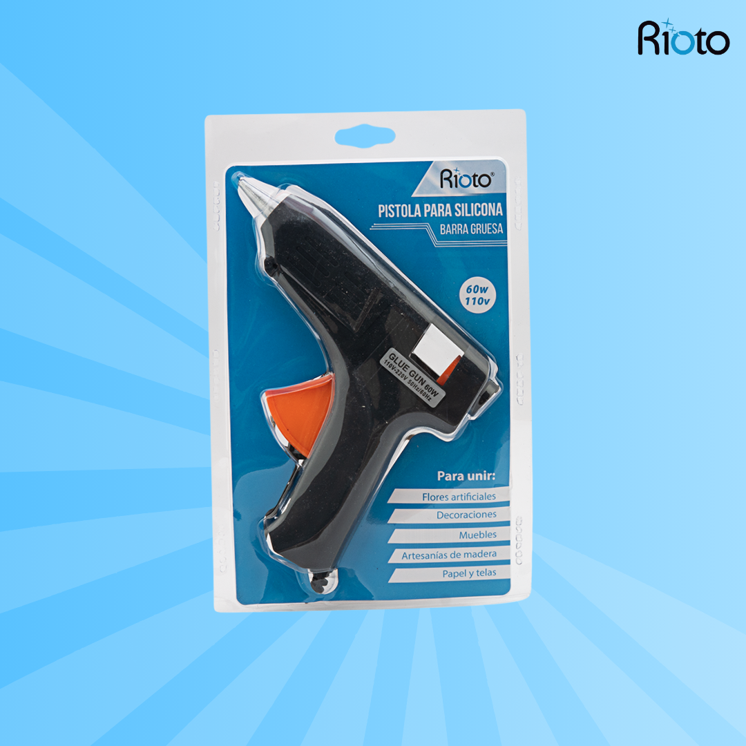 PISTOLA RIOTO PARA SILICONA BARRA GRUESA – RIOTO🔵